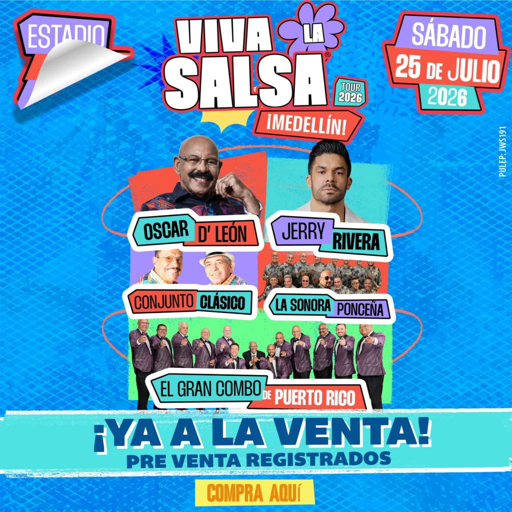 Tour Viva La Salsa Medellín 2026 | TuTicket Colombia